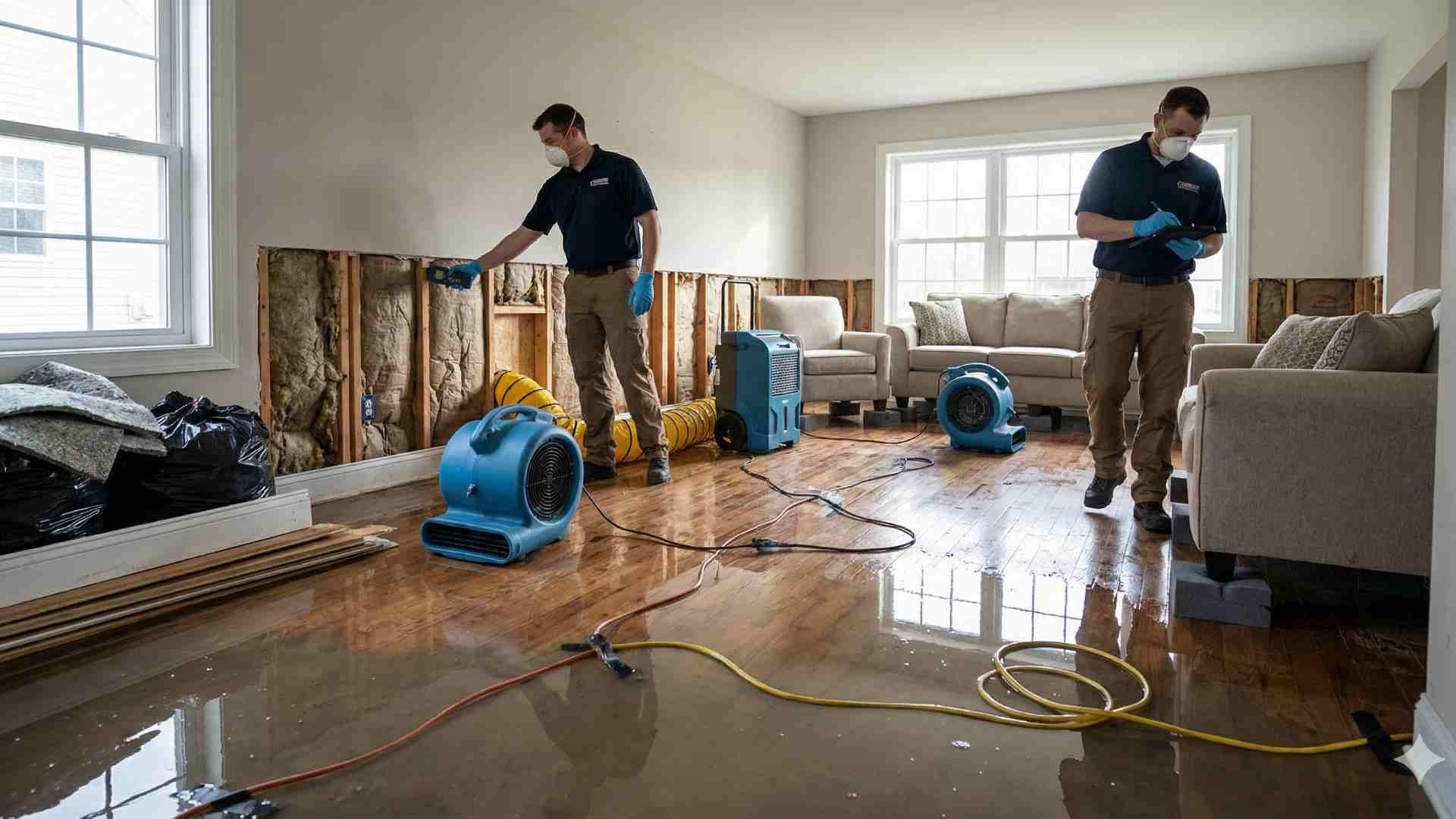 Flood Cleanup & Flood Damage Restoration Middle River, MD